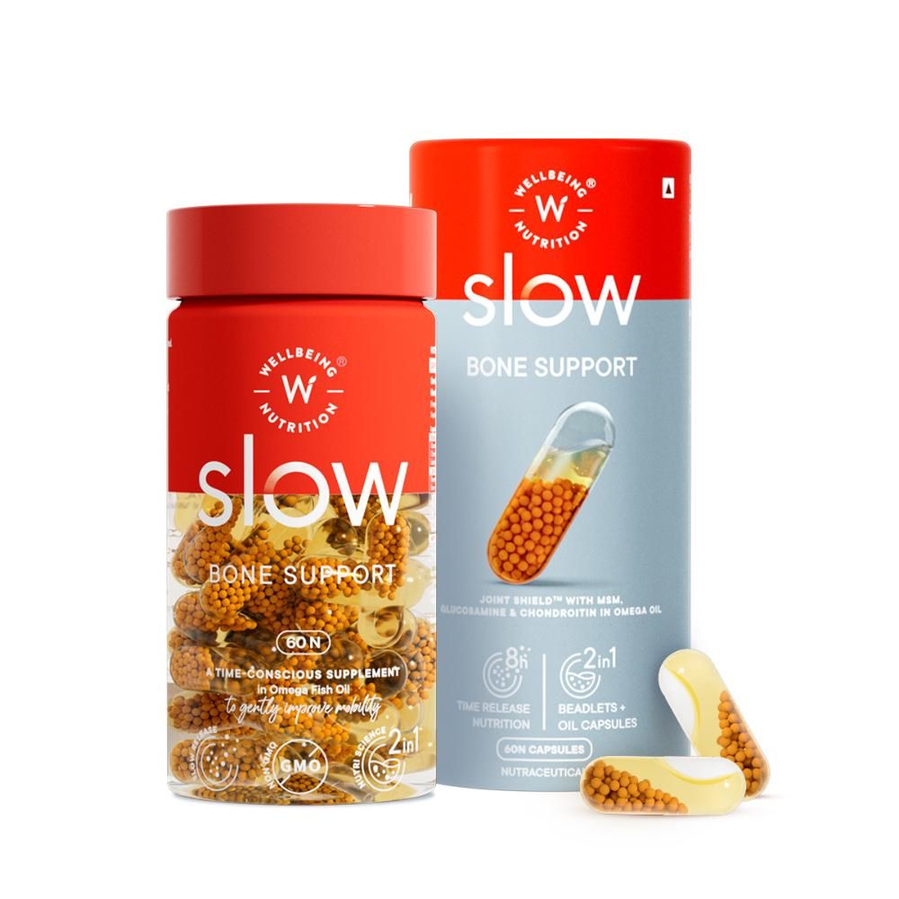Wellbeing Nutrition Slow | Bone & Joint Support (60 Capsules)
