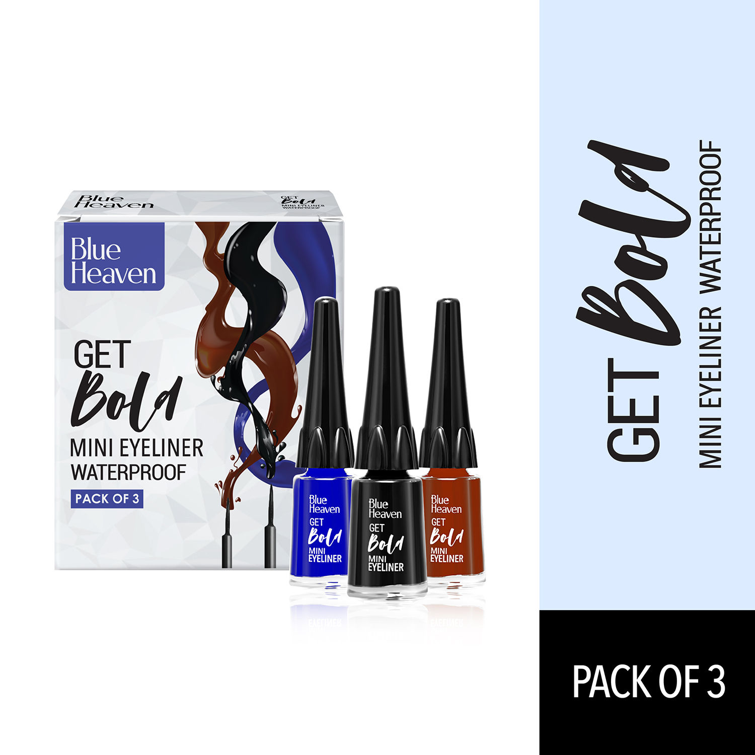Blue Heaven Get Bold Mini Eyeliner Waterproof | Light weight ...