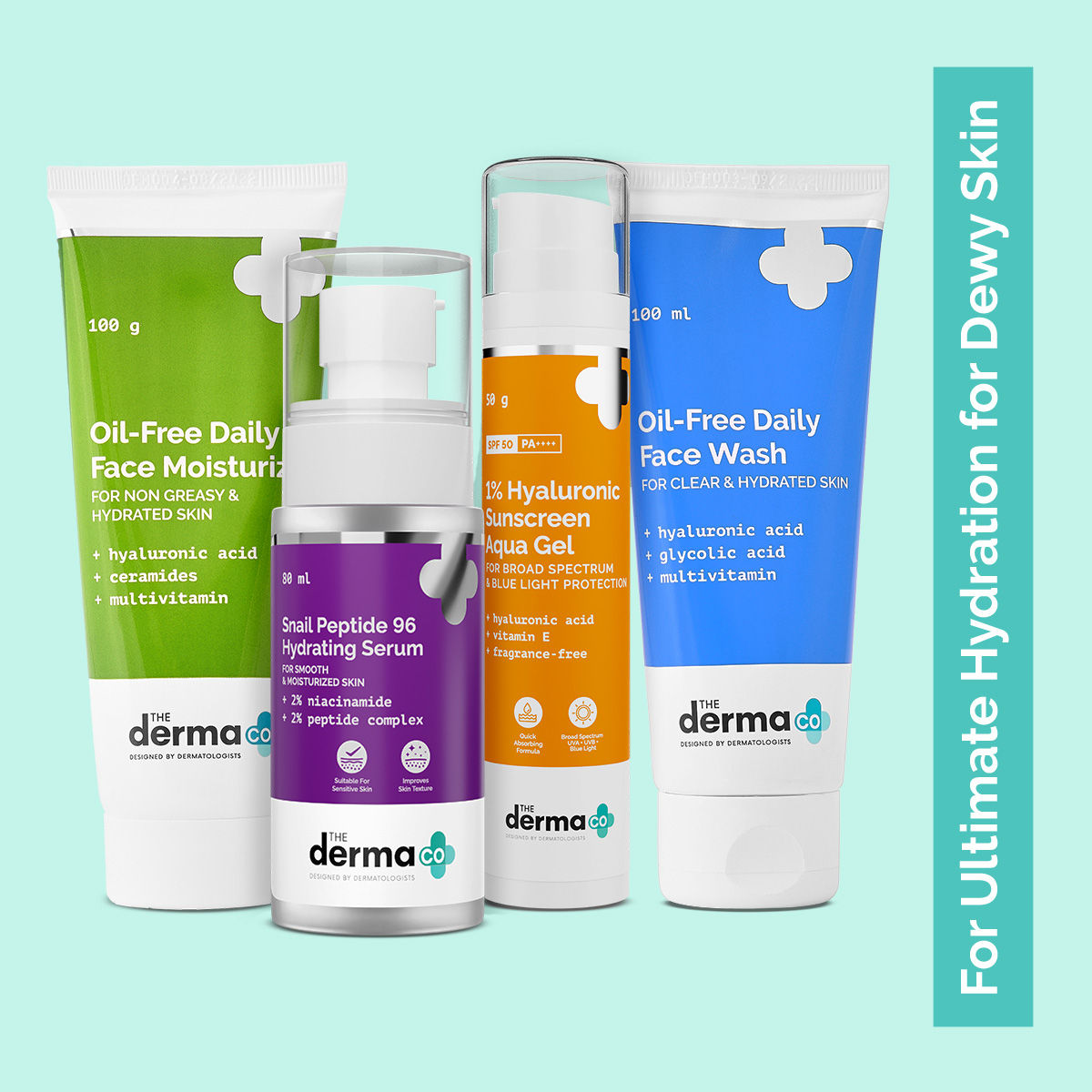The Derma Co. Hydra Glow: Ultimate Hydration Skin Care Regimen for ...