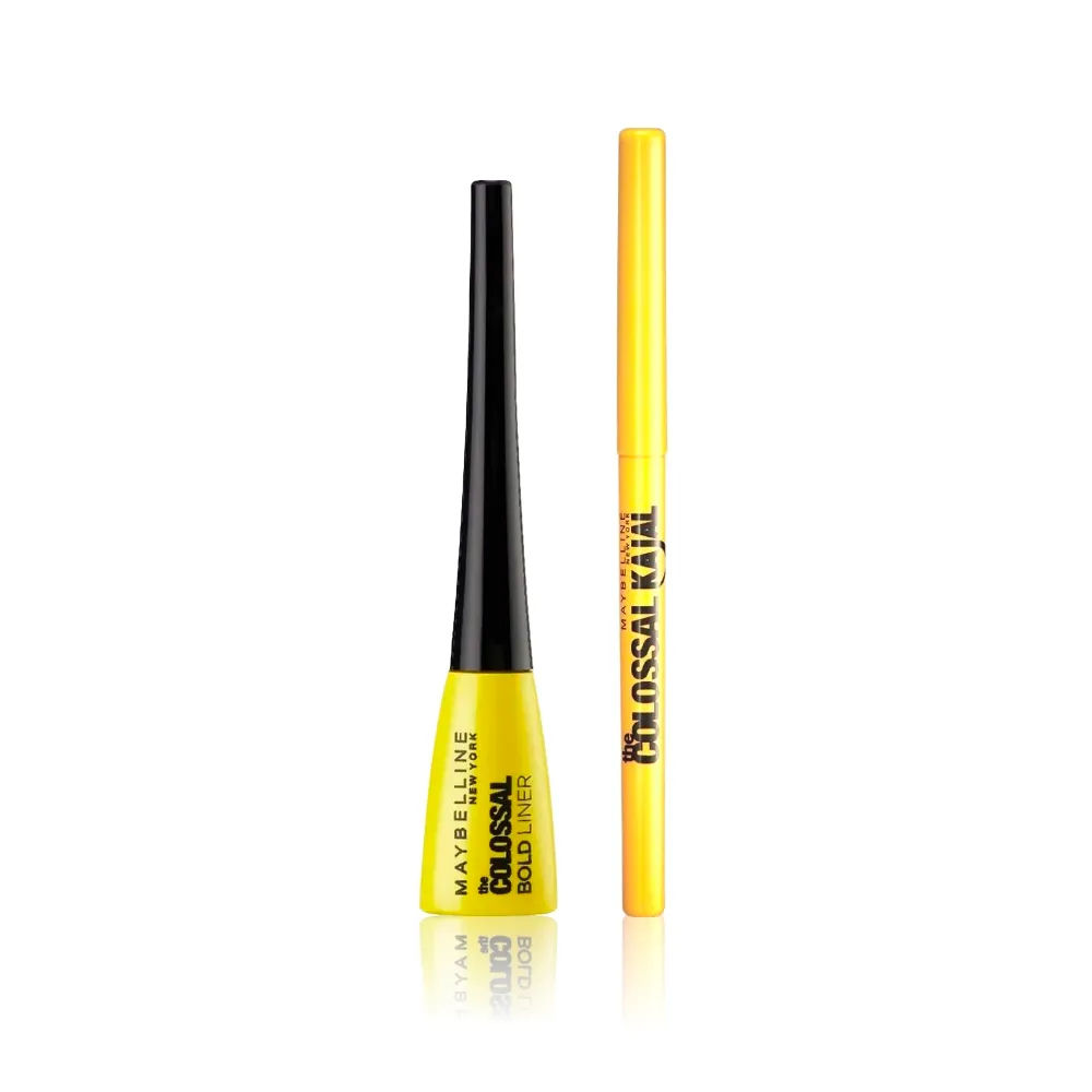 Maybelline New York Eyeliner & Kajal, Bold Eye Looks, Long-lasting ...