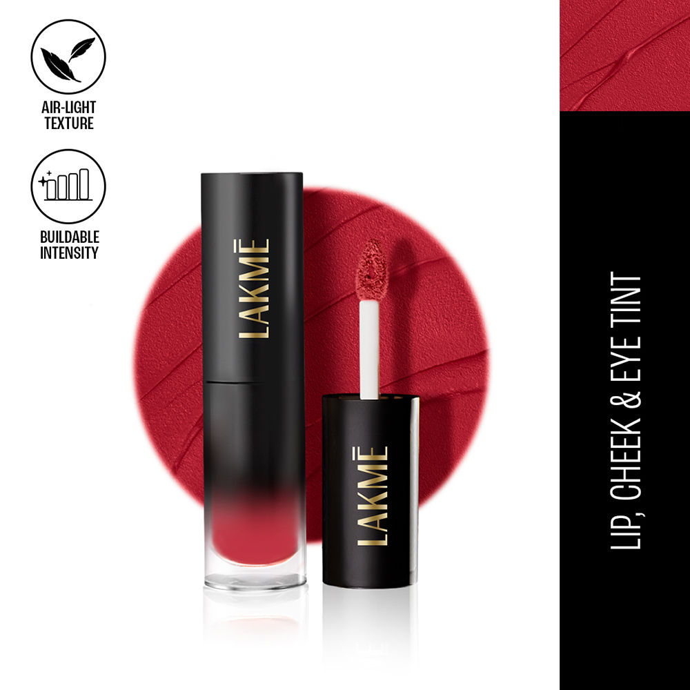 Lakme Xtraordin-airy One-and-Done Tint - Crimson Kiss 3ml