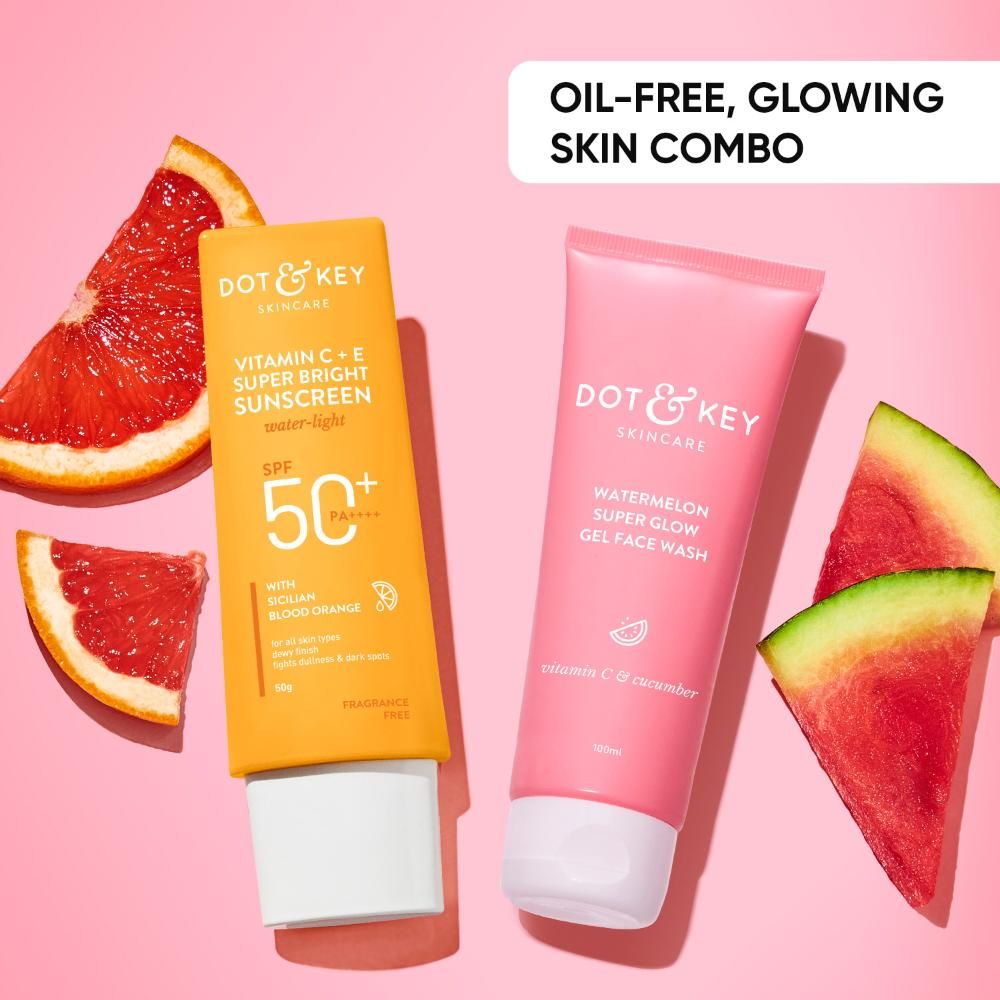 Dot & Key Skin Care Combo with Watermelon Face Wash & Vitamin C ...