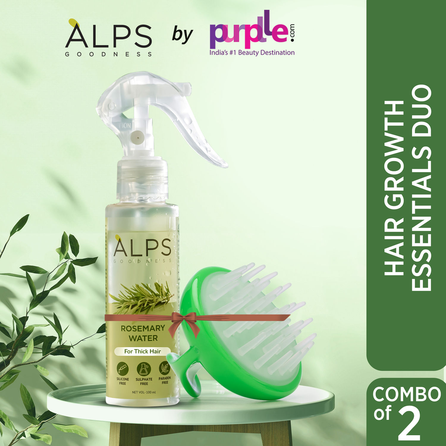 Alps Goodness Hair Growth Essentials Duo with Rosemary Water Spray ...
