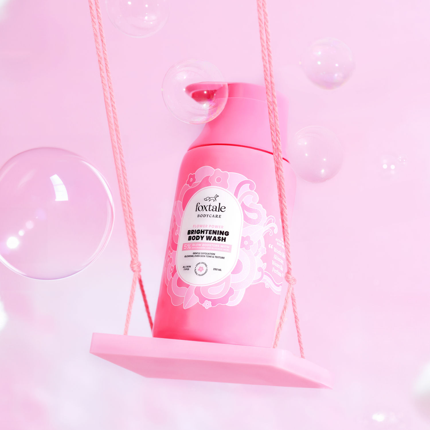 Foxtale Flower Power Brightening Body Wash, 250ml