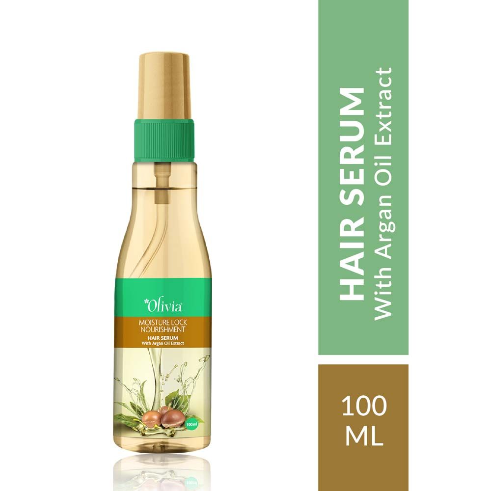 Olivia Moisture Lock Nourishment Hair Serum with Argan Oil Extract 100 ML
