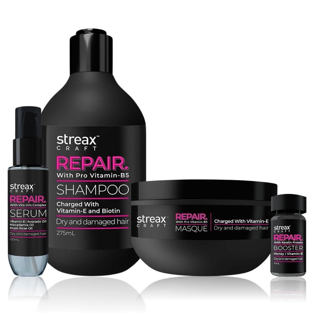 Streax Craft Repair and Revive Combo (Craft Repair Shampoo-275ml ...