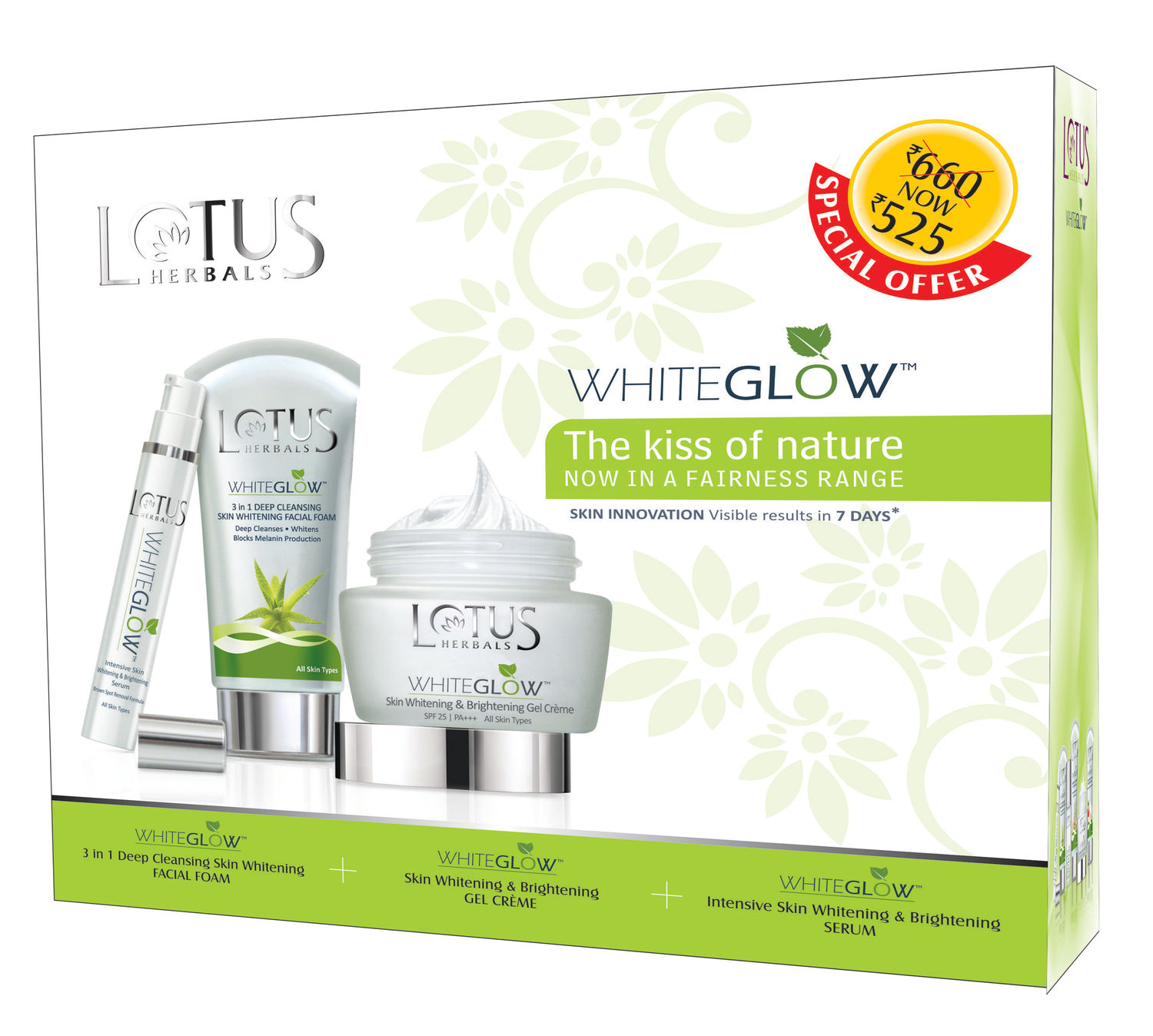 Buy Lotus Herbals Whiteglow Kit (Pack Of 2) Online | Purplle