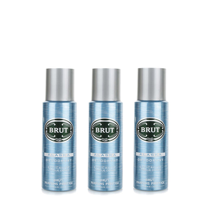 Buy Brut Alaska Deodorant 200 ml Pack of 3 Online | Purplle