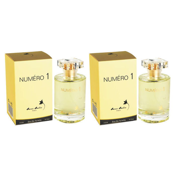 Buy Anna Andre Paris Numero 1 EDT Spray 100 ml Pack of 2|Purplle.com