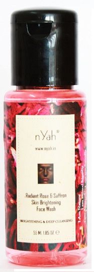 Buy Nyah Radiant Roses & Saffron Skin Brightening Face Wash (55 ml ...