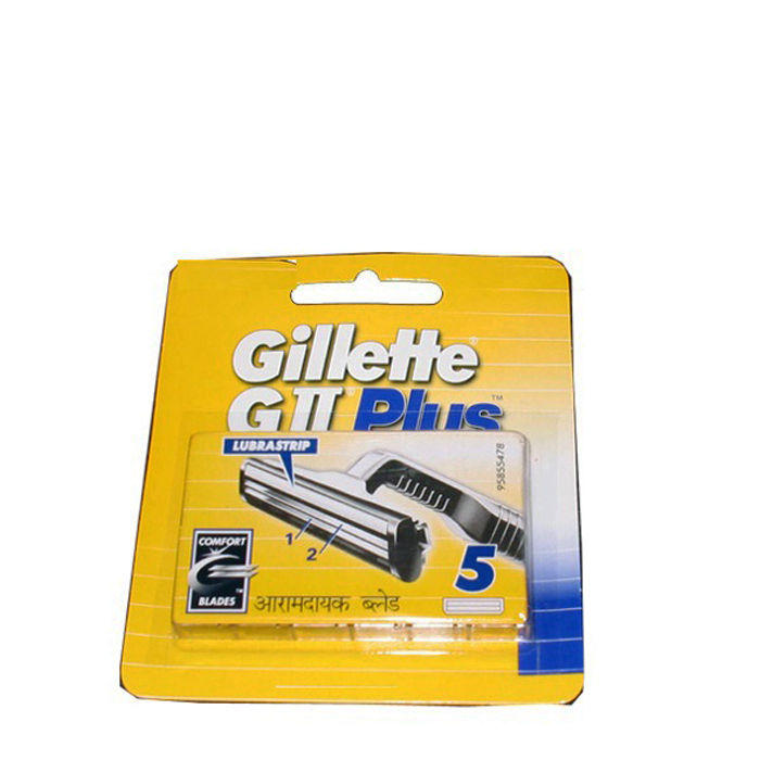 Buy Gillette GII Plus 5 Cartridges Online | Purplle