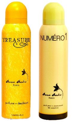 Buy Anna Andre Paris Treasure Deodorant + Anna Andre Paris Numero 1 ...