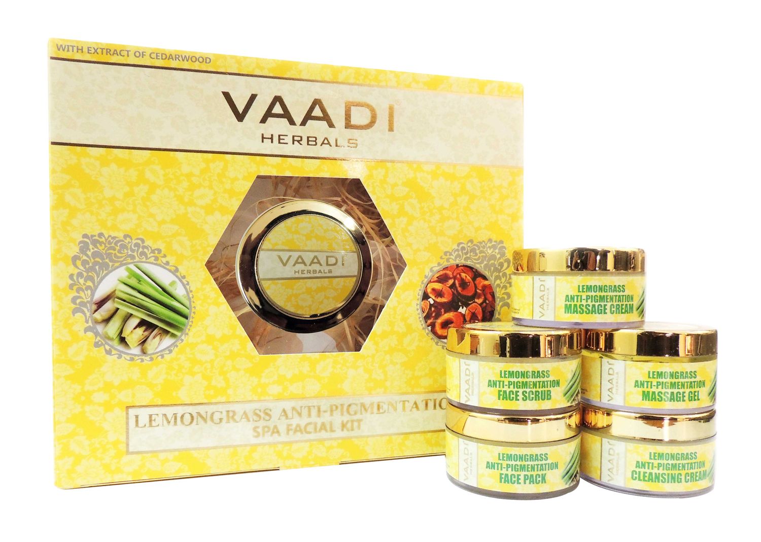 Buy Vaadi Herbals Lemongrass Anti-Pigmentation Spa Facial Kit With ...