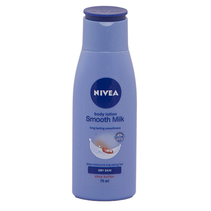 Buy Nivea Body Lotion - Smooth Milk Body (75 ml) Online | Purplle