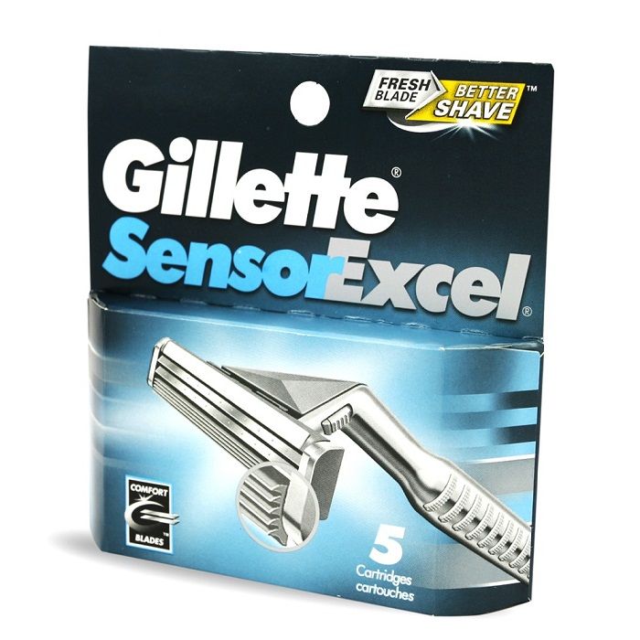 Buy Gillette Sensor Excel Cartridge Online | Purplle