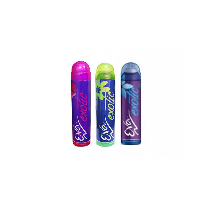 Buy Eva Exotic Tropical Delight Deo (150 ml X 2) + FREE Eva Exotic Deo ...