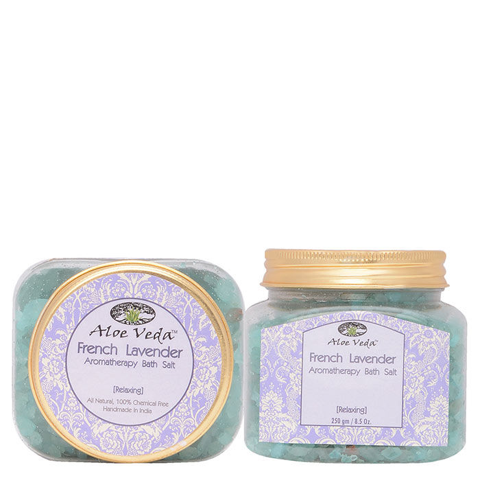 Buy Aloe Veda Aromatherapy Bath Salt - French Lavender relaxing250 g ...