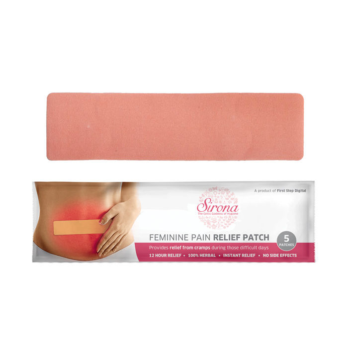 Buy Feminine Period Pain Relief Patches by SIRONA (5 Patches - 1 Pack ...