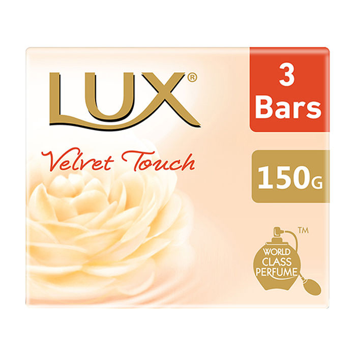 Buy Lux Velvet Touch Beauty Bar (3 x 150 g) online at purplle.com.