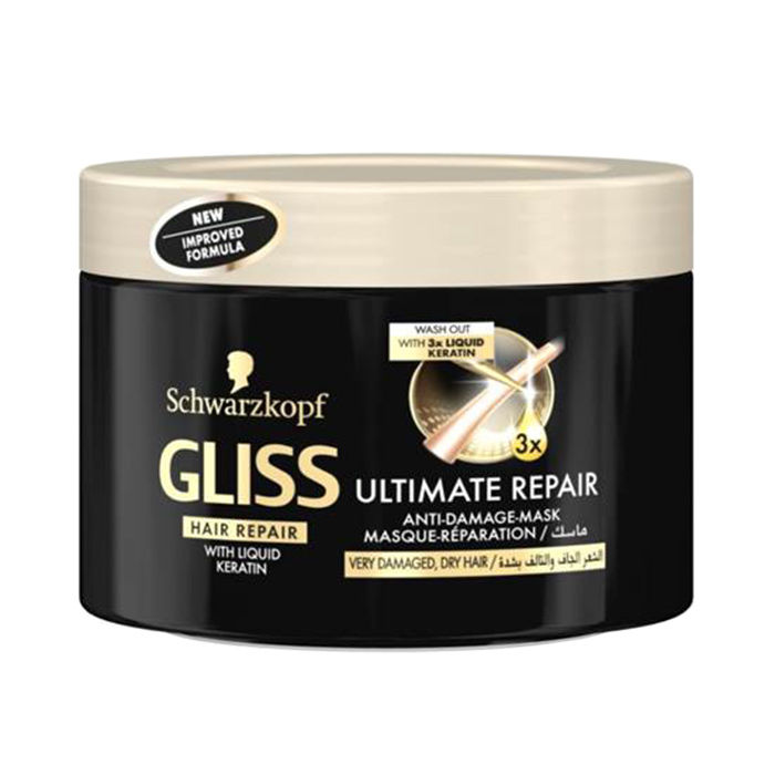 Schwarzkopf Gliss Hair Repair with Liquid Keratin Ultimate Repair Anti ...