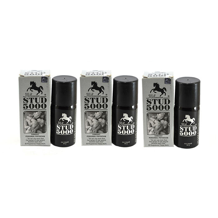 Stud Millennium 5000 Delay Spray For Men (20 g) Pack Of 3