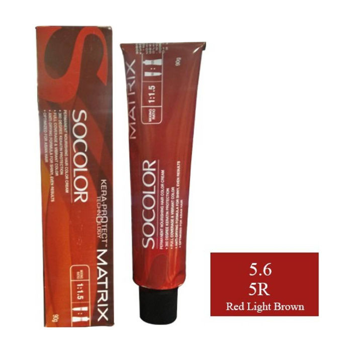 Buy Matrix So.Color 5.6 Red Light Brown (90 g) online at purplle.com.