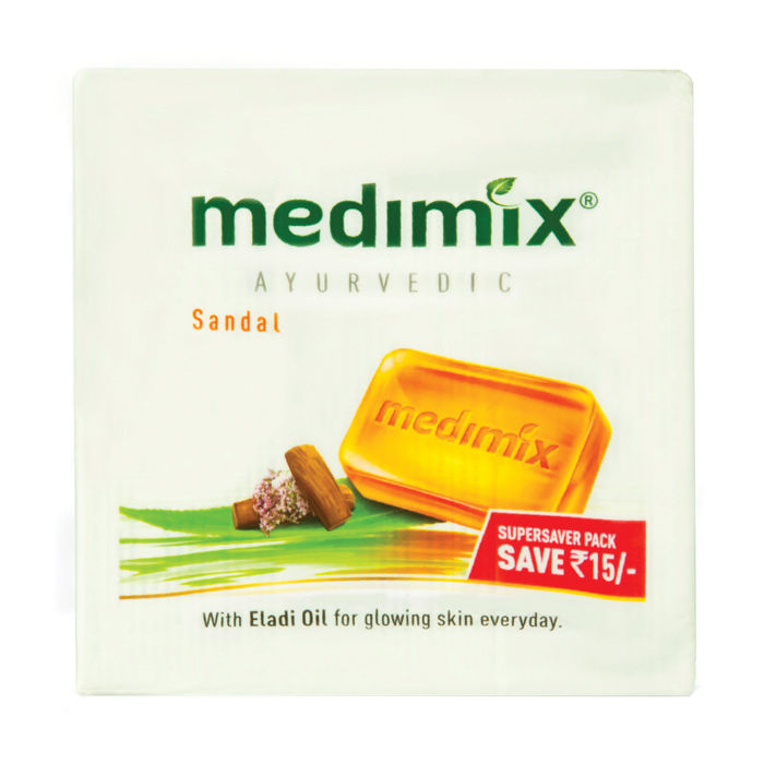 Buy Medimix Sandal Soap (125 g) (4+1 Offer Pack) online at purplle.com.