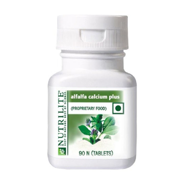 Buy Amway Nutrilite Alfalfa Calcium Plus 90 Tablets online at purplle.com.