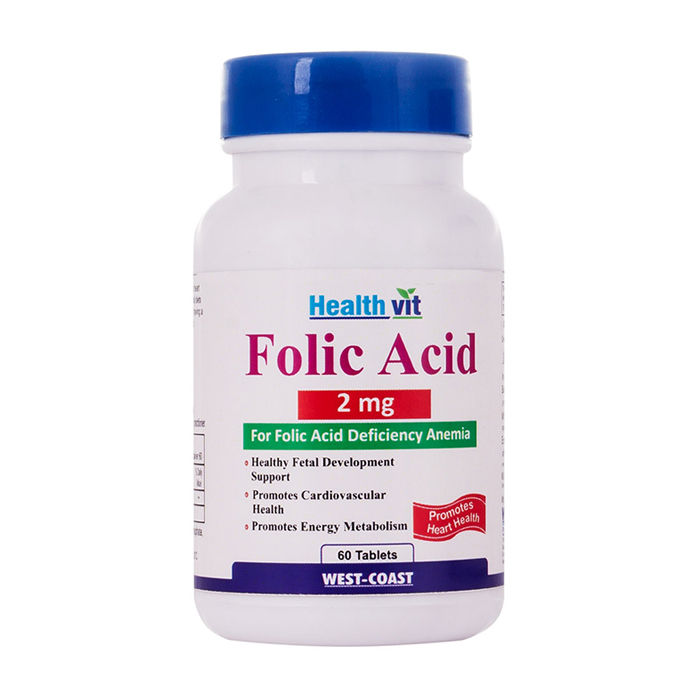 Healthvit Folic Acid 2 Mg 60 Tablets