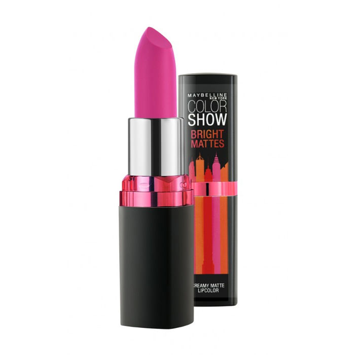 Maybelline New York Color Show Bright Matte Lipstick Fiery Fuschia (3.9 g)