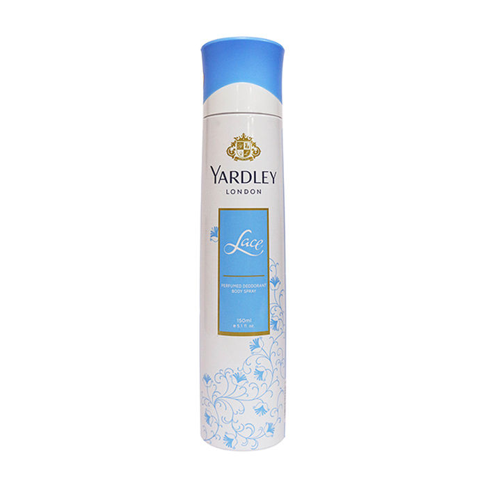 Buy Yardley Lace Perfumed Deodorant Body Spray (150 ml)+24k Gold Plated ...