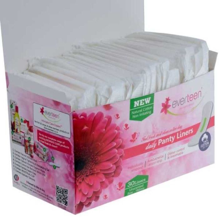 everteen Daily Panty Liners With Antibacterial Strip for Light ...