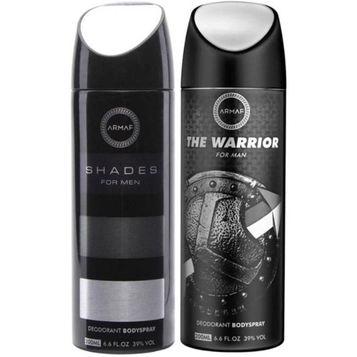 Buy Armaf Warrior Deo Shade Body Spray - For Men (400 Ml, Pack Of 2) online at purplle.com.