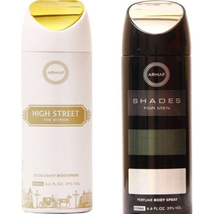 Buy Armaf Shade Black & High Street Perfume Body Spray For Men & Women ...
