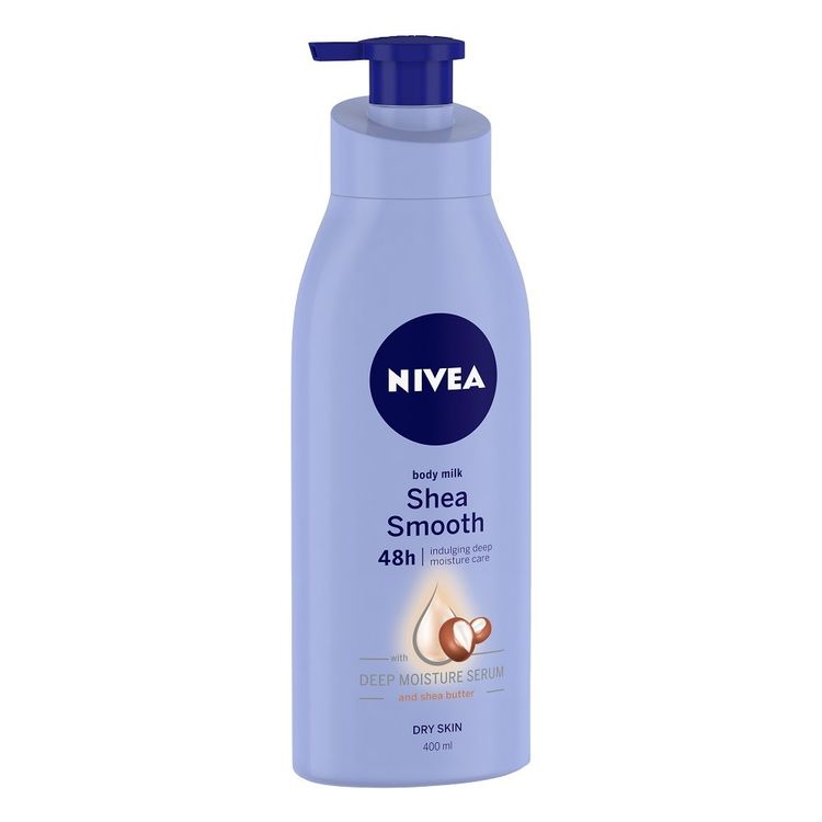 Buy Nivea Body Lotion, Shea Smooth Milk, For Dry Skin, 400 ml online at ...