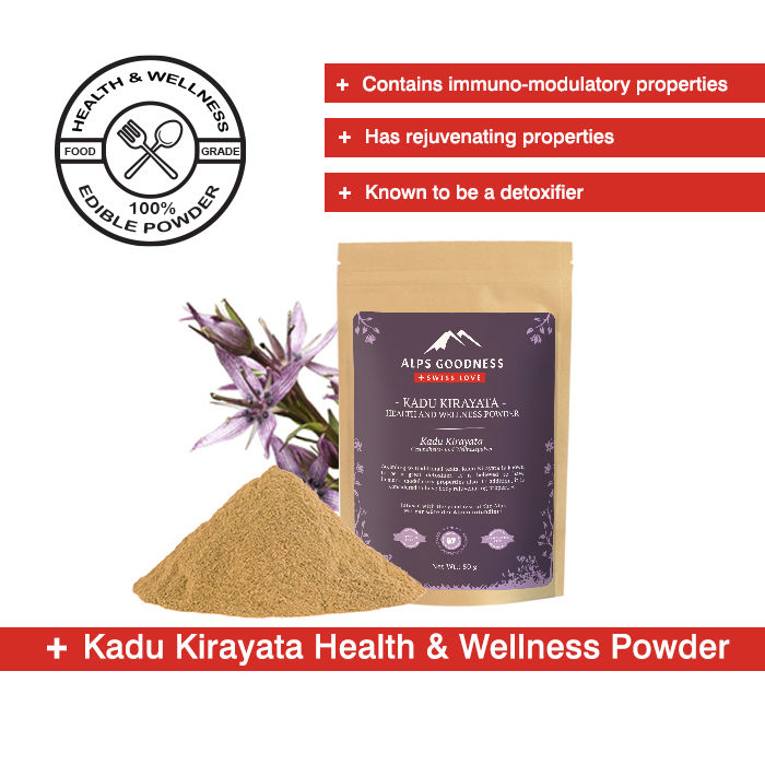 Buy Alps Goodness Health & Wellness Powder - Kadu Kirayata (50 g) to ...