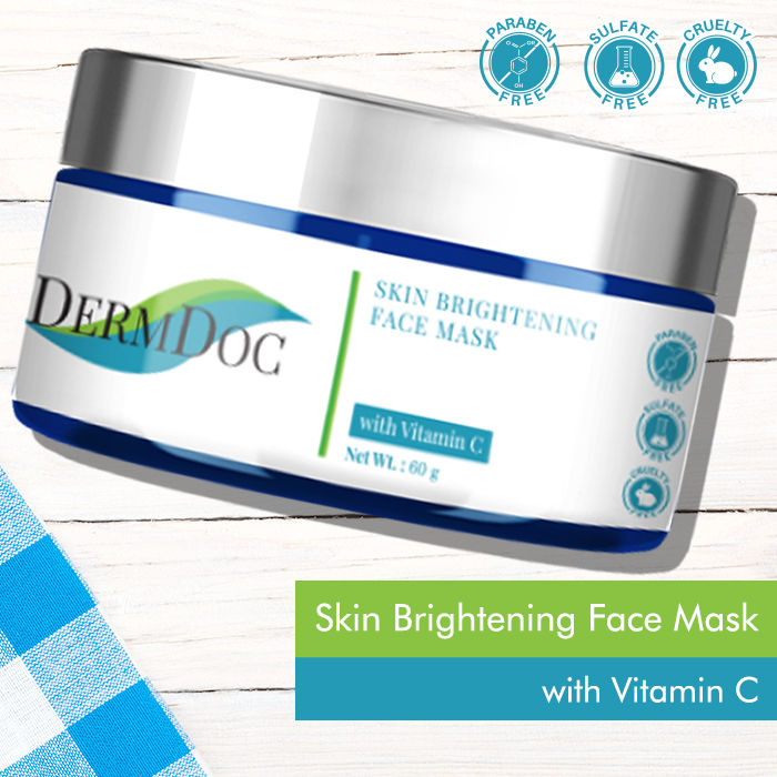 Buy DermDoc Skin Brightening Face Mask with Vitamin C (60 g) online at ...