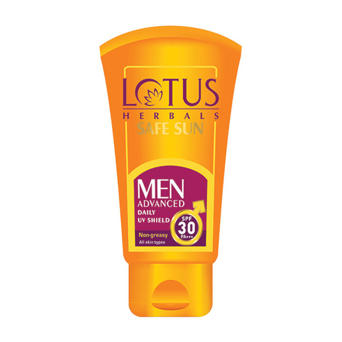 Buy Lotus Herbals Safe Sun Men Advanced Daily Uv Shield Pa+++I SPF 30 ...