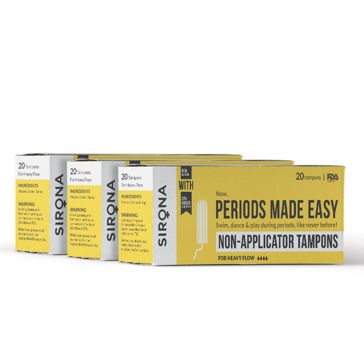 Buy Sirona FDA Approved Premium Digital Tampon (Heavy Flow) - 60 Tampon ...