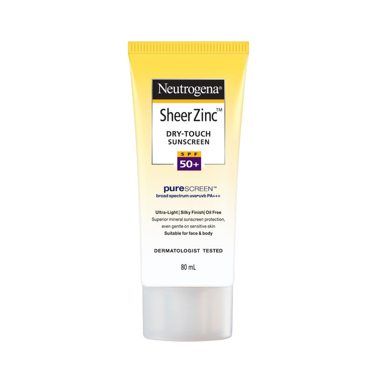 Buy Neutrogena Sheer Zinc Dry Touch Sunscreen Spf50 For Sensitive