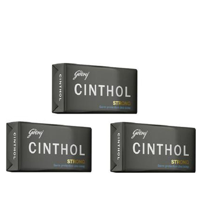Buy Cinthol Strong Soap (75 g) (Pack of 3) online at purplle.com.