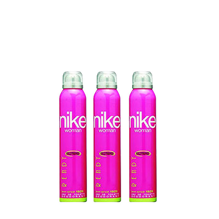 Buy Nike Woman Trendy Deo 200 ml Pack of 3 online at purplle.com.