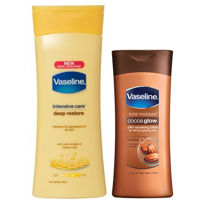 Buy Vaseline Intensive Care Deep Restore Body Lotion (100 ml) + Free Cocoa Glow Body Lotion (20 ...