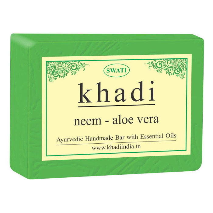 Buy Khadi Neem Aloe Vera Soap 125 G By Swati Gramodyog Online At